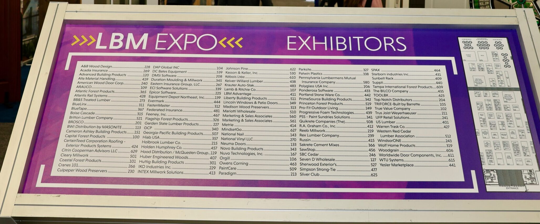 Exhibitor List - LBM Expo
